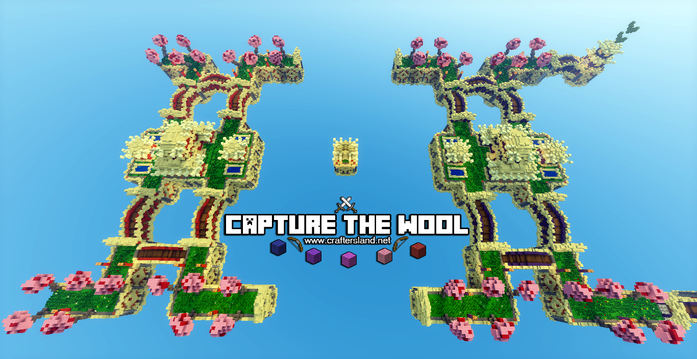 Capture The Wool Custom Maps by CraftersLand - PC Servers - Servers: Java Edition - Minecraft ...